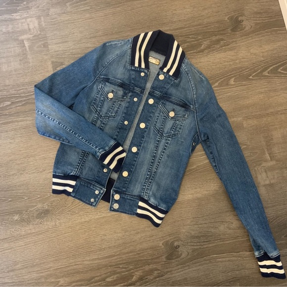 MOTHER | Jackets & Coats | Mother Denim Letterman Jacket | Poshmark
